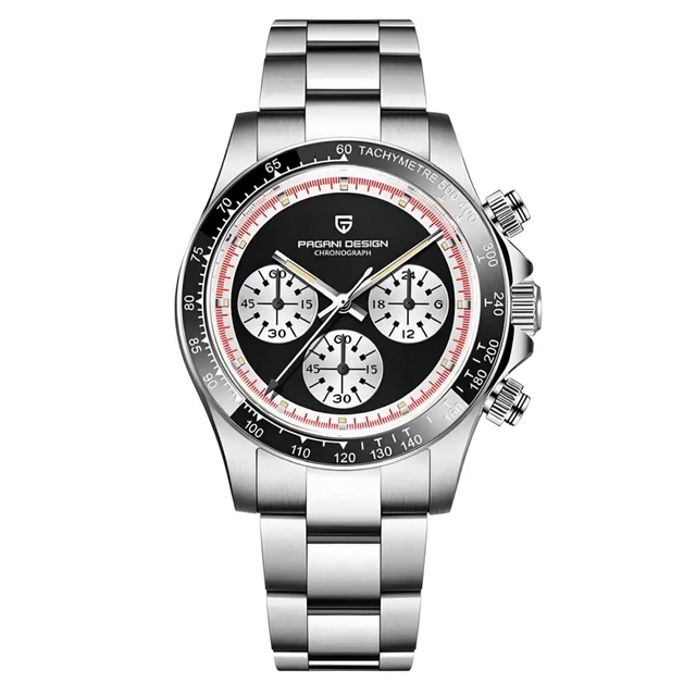 🏎️ - OROLOGIO Cronografo Pagani Design Quarzo Acciaio Paul Newman PD ...