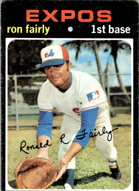 1971 TOPPS BASEBALL Ron Fairly Montréal Expos #315 VG-EX EUR 1,12 ...