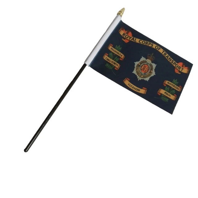 ROYAL CORPS OF Transport Battle Honours Military 6" x 4" Hand waving ...