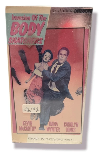 INVASION OF THE Body Snatchers VHS 1950s scifi Horror Movie - Plastic ...