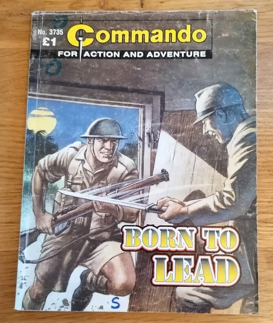 COMIC - CLASSIC Commando War Comic Issue No #3735 Born To Lead £2.50 ...