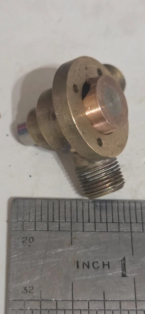 LIVE STEAM OIL valve 3/8 x 32 [told 7 1/4 gauge] £9.99 - PicClick UK