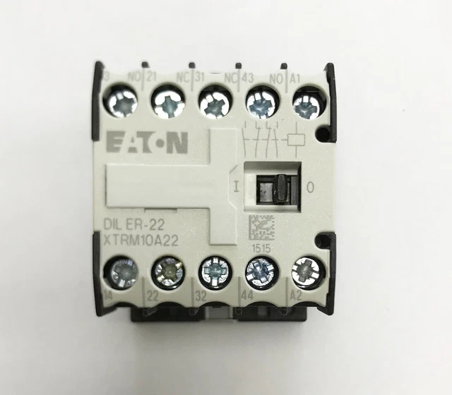 MINI RELAIS CONTACTEUR Eaton Moeller DILER-22 230V 50/60HZ 2 NO/2NC ...