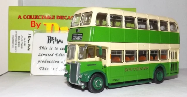 BRITBUS L002 SOUTHDOWN Motor Services Leyland Titan Pd2 D/D Bus 1:76 ...