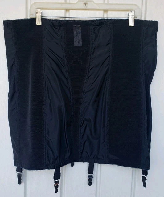 RAGO HIGH WAIST Open Bottom Extra Firm Girdle Style 1294 Black Size 8X ...