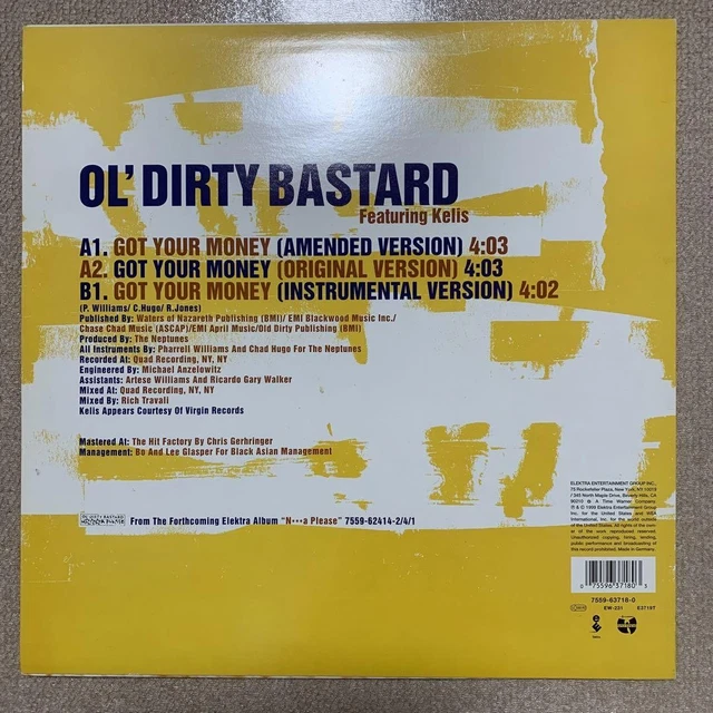 OL' DIRTY BASTARD All Dirty Basterd $698.39 - PicClick CA
