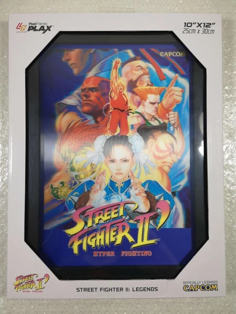 PIXEL FRAMES STREET Fighter Ii Hyper Fighting (2) Legends (25Cm X 30Cm ...
