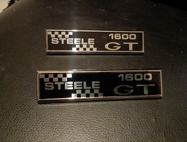 RARE CLASSIC FORD Steele 1600Gt Wing Badges Genuine J Fray JF4169 ...