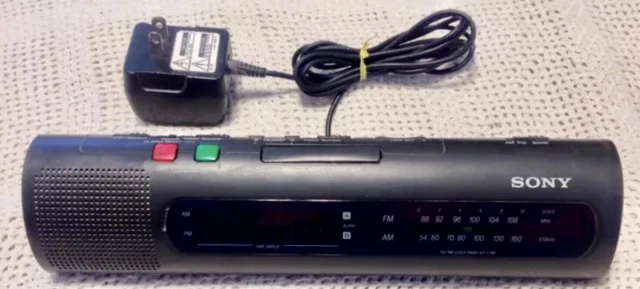 VINTAGE SONY AM/FM Clock Radio Dual Alarm ICF-C760 $14.03 - PicClick CA