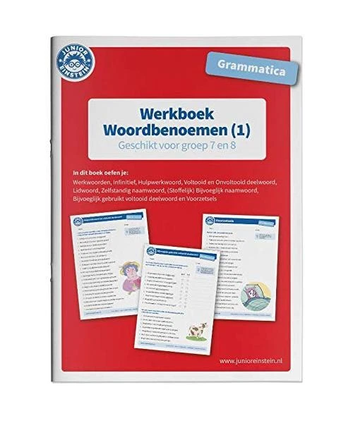 GRAMMATICA WOORDBENOEMEN 1 Werkboek Geschikt voor groep 7 en 8 (Deel 1 ...