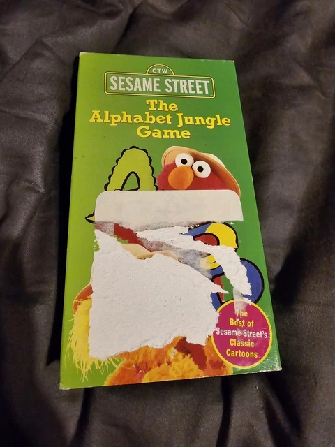 SESAME STREET - The Alphabet Jungle Game (VHS, 1998) Rare £7.34 ...