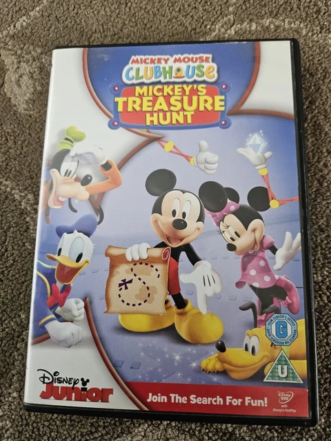 MICKEY MOUSE CLUBHOUSE Mickey's Treasure Hunt Dvd Kids £8.99 - PicClick UK