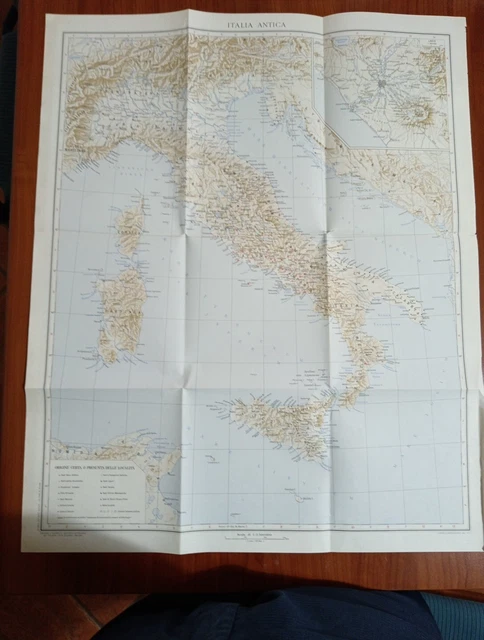 ANTICA MAPPA - Italia Antica 1861 EUR 15,00 - PicClick FR