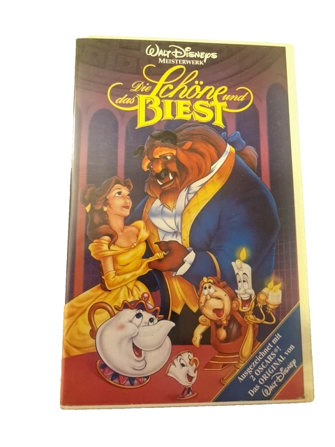 WALT DISNEY VHS-KASSETTE Die Schöne und das Biest mit HOLOGRAMM MEISTERWERK EUR 33,00 - PicClick DE