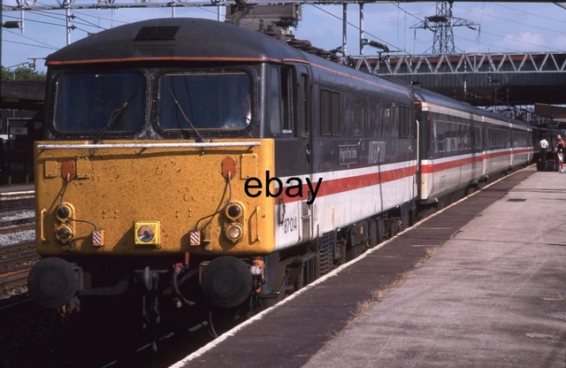 35MM RAILWAY SLIDE- BR Electric Loco Class 87. 87014 @ Stafford £3.25 ...
