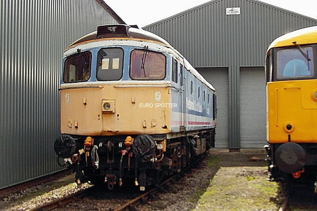 6X4 GLOSSY PHOTO BR Class 33 33035 @ Barrow Hill £0.99 - PicClick UK