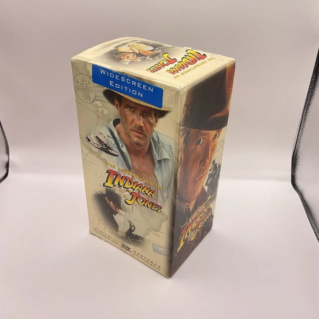 INDIANA JONES VHS 1999 Paramount Widescreen Trilogy Box Set Harrison ...