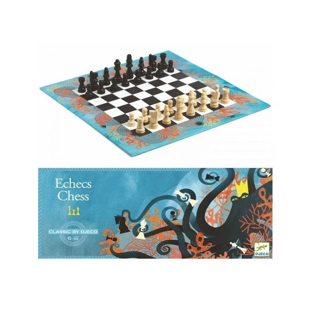DJECO CHESS SET - Folding Classic Chess Board Game For Children Aged 6 ...