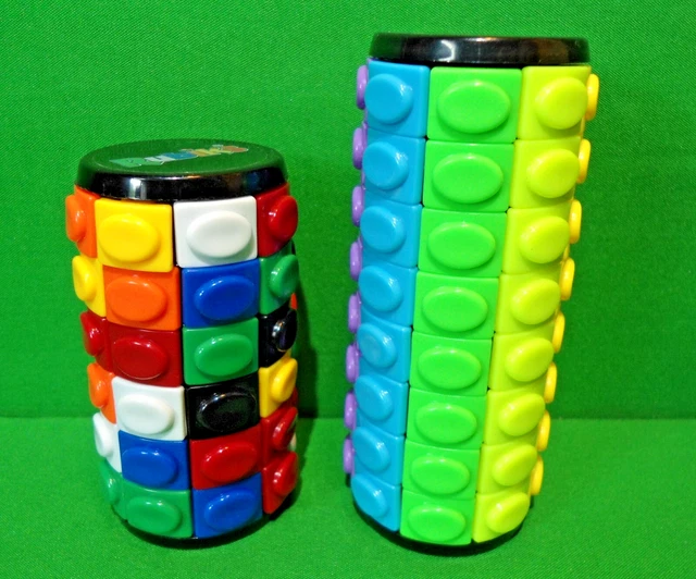 GENUINE RUBIKS TOWER Barrel Slide 6x6 & Other 6x8 Mind Puzzles Brain ...