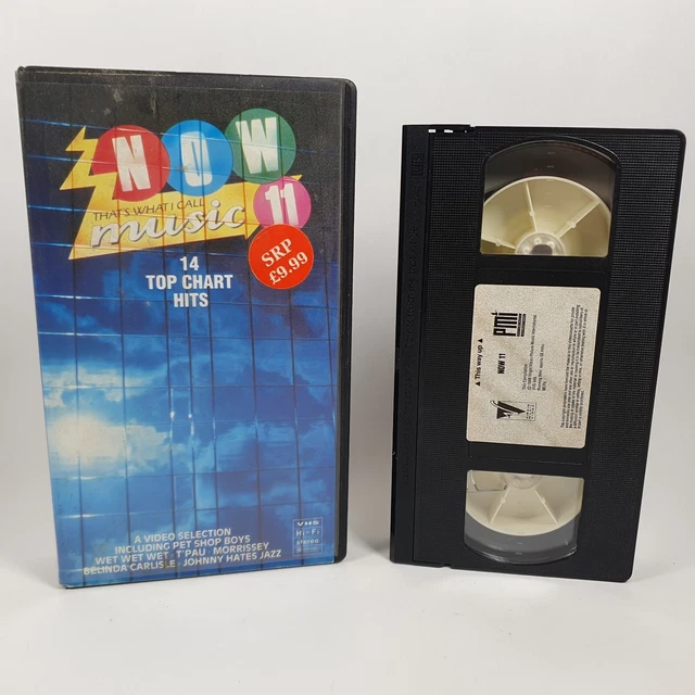 NOW THATS WHAT I Call Music Vol 11 VHS Video Cassette Tape Virgin 1988 ...