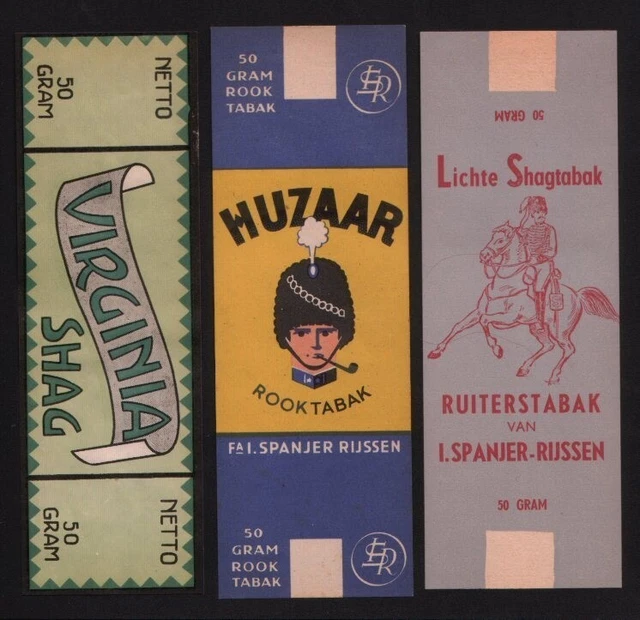 3 OLD EMPTY cigarette tobacco packet labels #884 $12.99 - PicClick CA