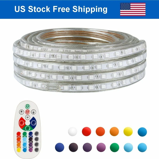 LED STRIP ROPE Light Waterproof Multi Color Changing Lights Flexible ...