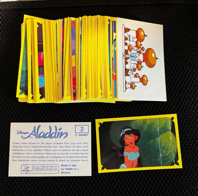 1993 LOT 147 Stickers Aladdin Panini Disney Vignet Without Double ...