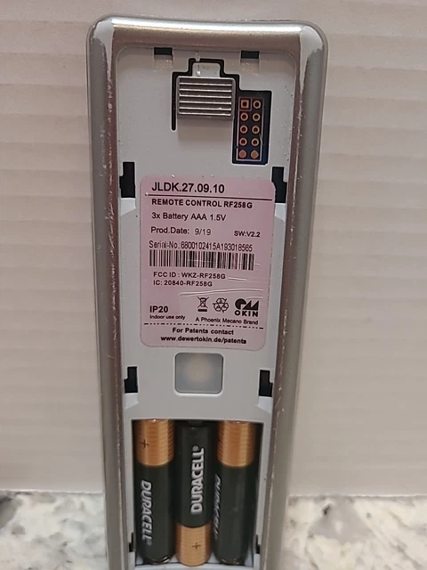 SERTA MOTION ESSENTIALS RF258G Adjustable Bed Replacement Remote JLDK ...