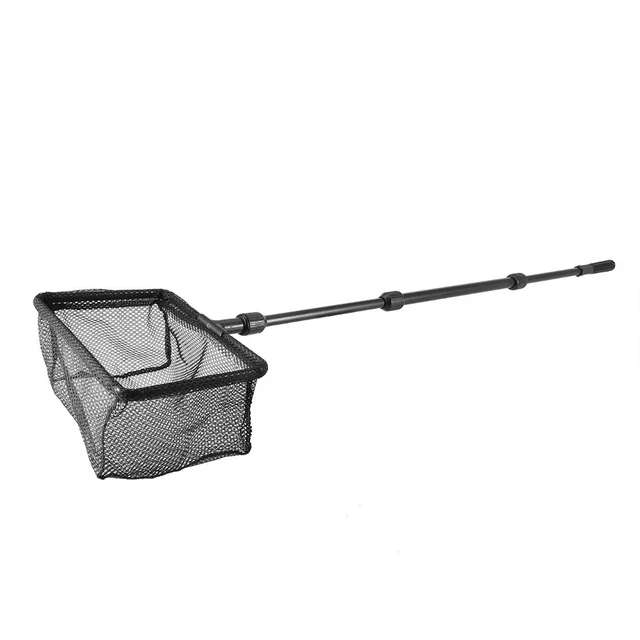 AQUARIUM RETRACTABLE FISHING Landing Net Floating Objects Clean Tools M ...
