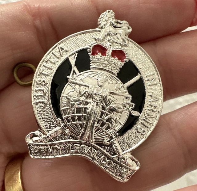 BRITISH ARMY OFFICER'S Cap Badge - Army Legal Corps ALC £9.00 - PicClick UK