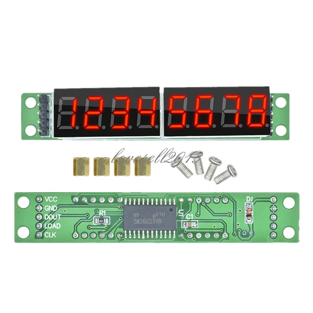 MAX7219 8-DIGIT LED Display 7 Segment Digital Tube For Arduino ...