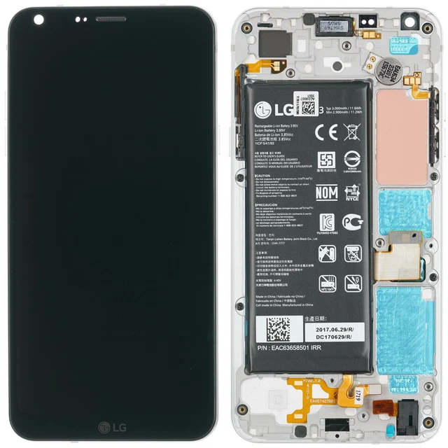 ORIGINAL LG Q6 M700 Affichage LCD Sceen Écran Tactile Touch Verre Cadre Platine EUR 49,46 ...