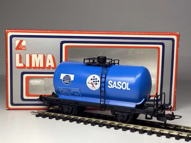 VERY RARE LIMA South African SASOL Petrol Tank Wagon Blue 302710 VNMIB ...