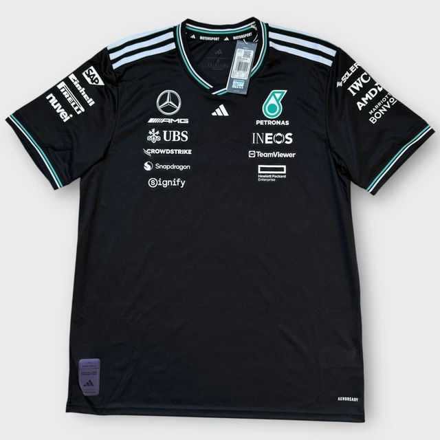ADIDAS X MERCEDES AMG Petronas F1 2025 Driver Jersey BNWT JY2607 Men's ...