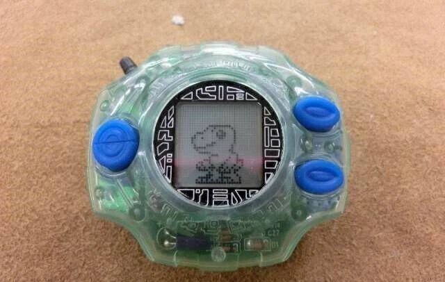 BANDAI 1999 DIGIMON ADVENTURE Digivice 2 Clear Green Toy 73971 Toei ...