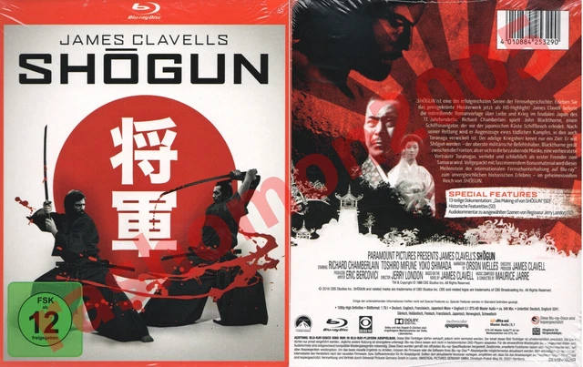 BLU-RAY SHOGUN 1980 TV MINISERIES Richard Chamberlain James Clavell ...