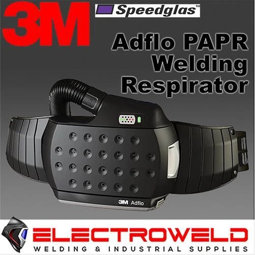 3M SPEEDGLAS WELDING Respirator Belt Adflo PAPR Air System Helmet ...