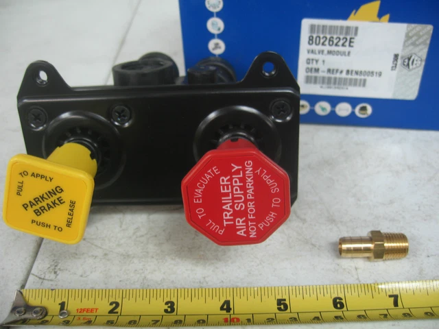 MV3 DASH VALVE Excel P/N 802622E réf. # Bendix 800519, 065186, KN20611 ...