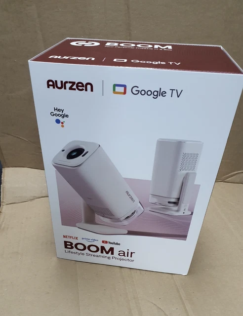 AURZEN BOOM AIR Google TV Smart Projector £229.00 - PicClick UK