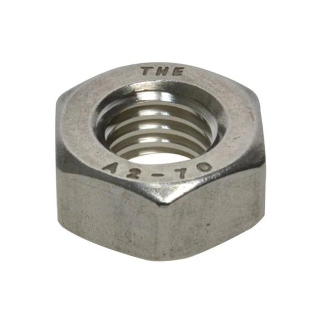 HEX STANDARD NUT M27 (27mm) Metric Coarse Stainless Steel G304 DIN934 ...
