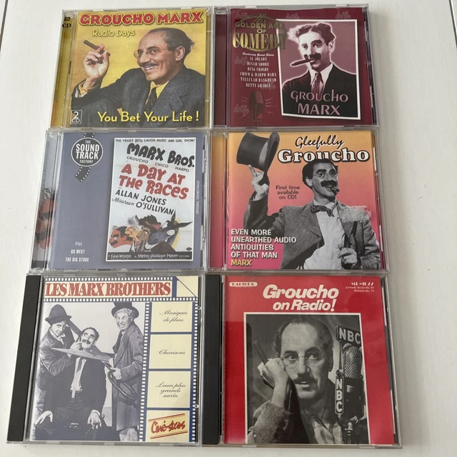 GROUCHO MARX BROTHER Harpo Chico CD Set x6 CD Day At Races Go West Bet ...