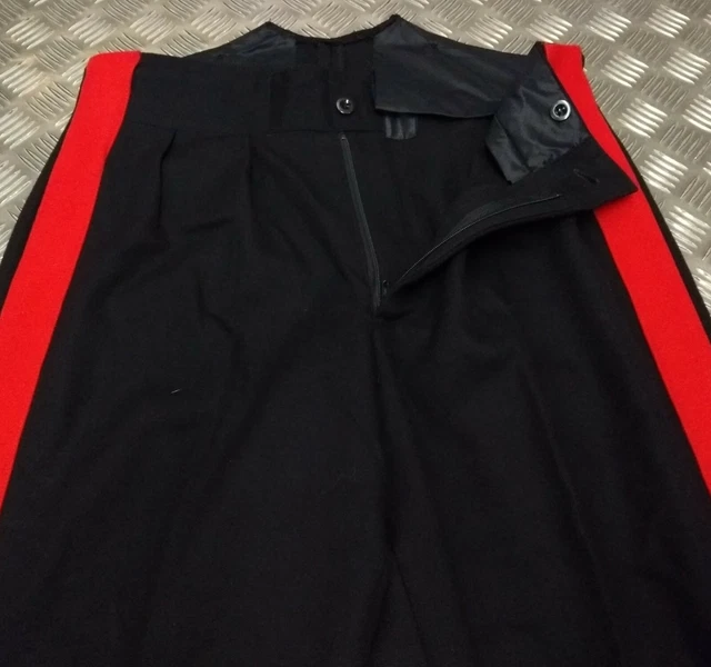 VÉRITABLE BRITISH ARMY No1 Blues Toutes Rangs Robe Pantalon Large Rouge ...