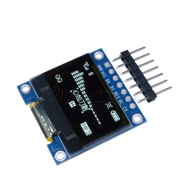 WHITE 0.96& I2C IIC SPI Serial 128X64 OLED LCD LED Display for Arduino ...