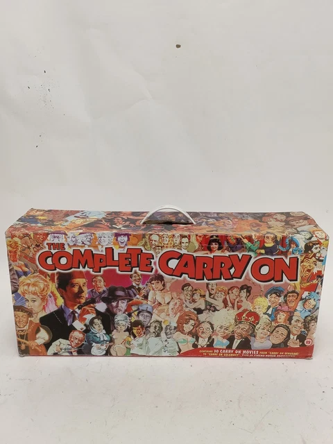 THE COMPLETE CARRY On VHS Box Set - 16 Films Collection + Postcards £9. ...