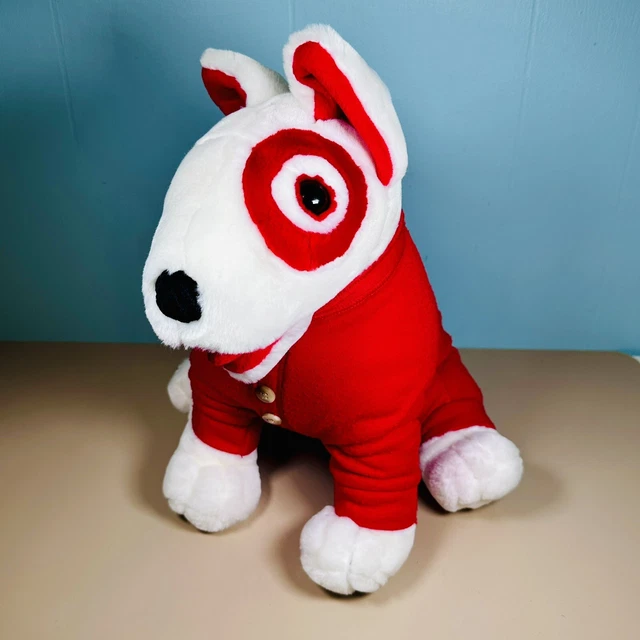 TARGET DOG 2001 Plush Bullseye Red Long John Pajamas PJs 17" Spot ...