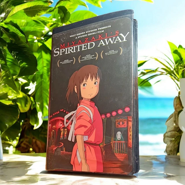 SPIRITED AWAY STUDIO Ghibli VHS Disney Presents 2001 Clamshell Miyazaki ...