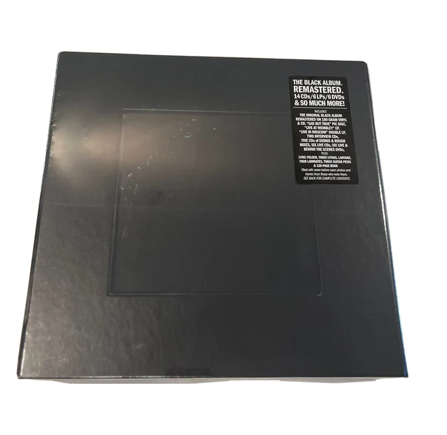 METALLICA (THE BLACK ALBUM) REMASTERED - DELUXE BOX SET - Mint sealed ...