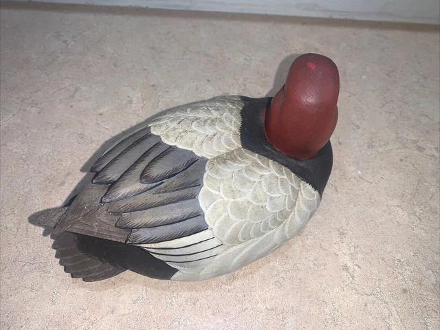 Trempealeau Redhead Duck Decoy By Sam Nottleman Duplicate Loon Lake Wild Wings 2694 Picclick Ca