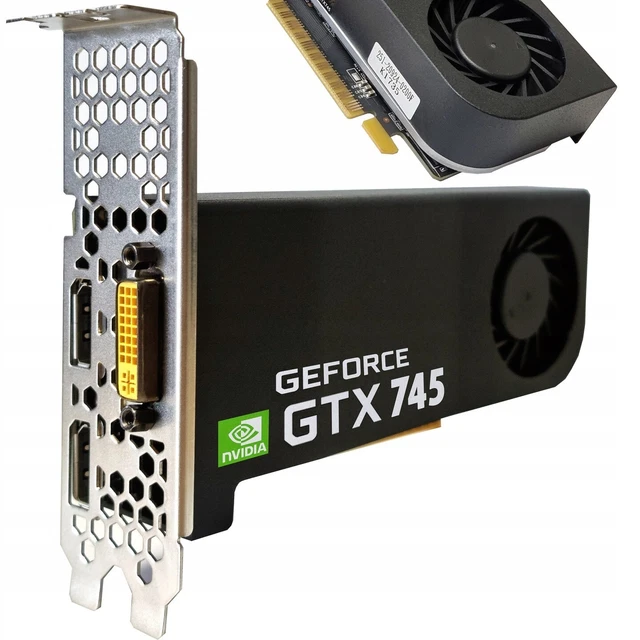 NVIDIA GEFORCE GTX 745 2GB ddr3 scheda video grafica pci express pcie ...