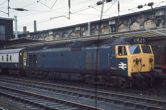 ORIGINAL SLIDE . BR Class 50 Diesel 50022 . Carlisle LMR Oct74 . 07.15 ...